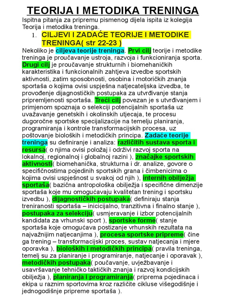 Teorija Pismeni I Usmeni Skripta | PDF