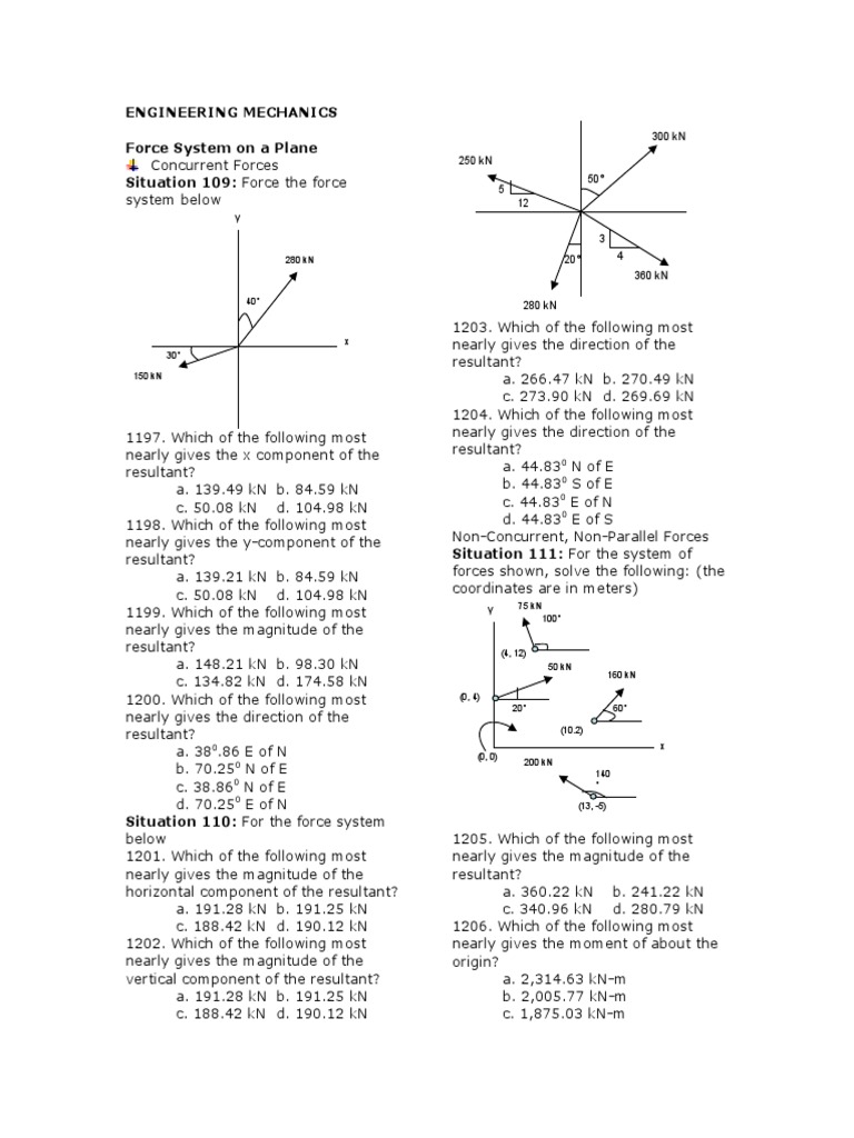 Engineering Mechanics | PDF | Friction | Acceleration