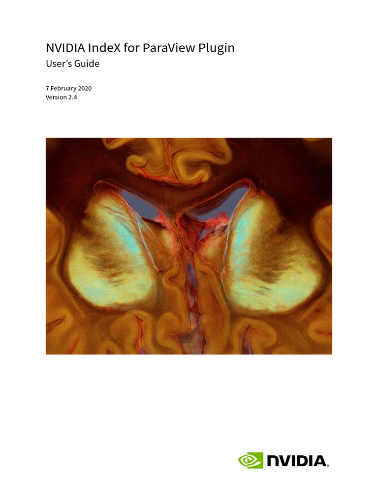 NVIDIA IndeX ParaView Plugin User Guide 5.8 | PDF | Graphics Processing Unit | Computer Program