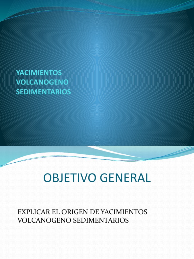 Yacimientos Volcanogeno Sedimentarios | PDF | Minerales | Geología