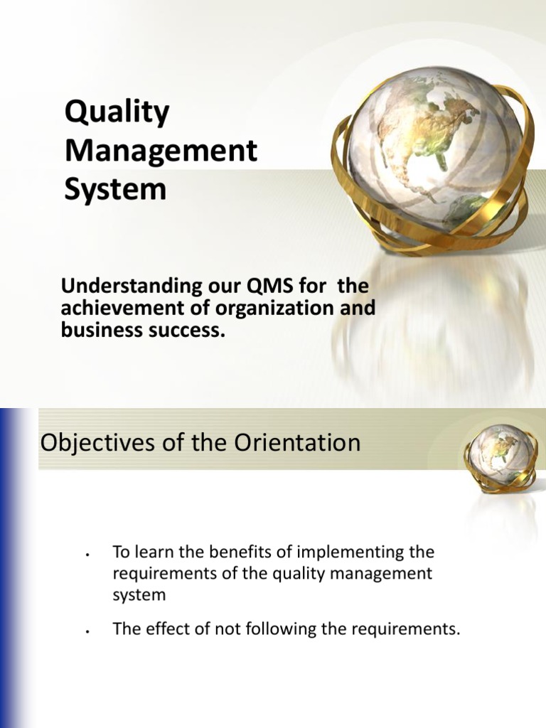 Quality Management System | PDF | Quality Management System | Quality ...