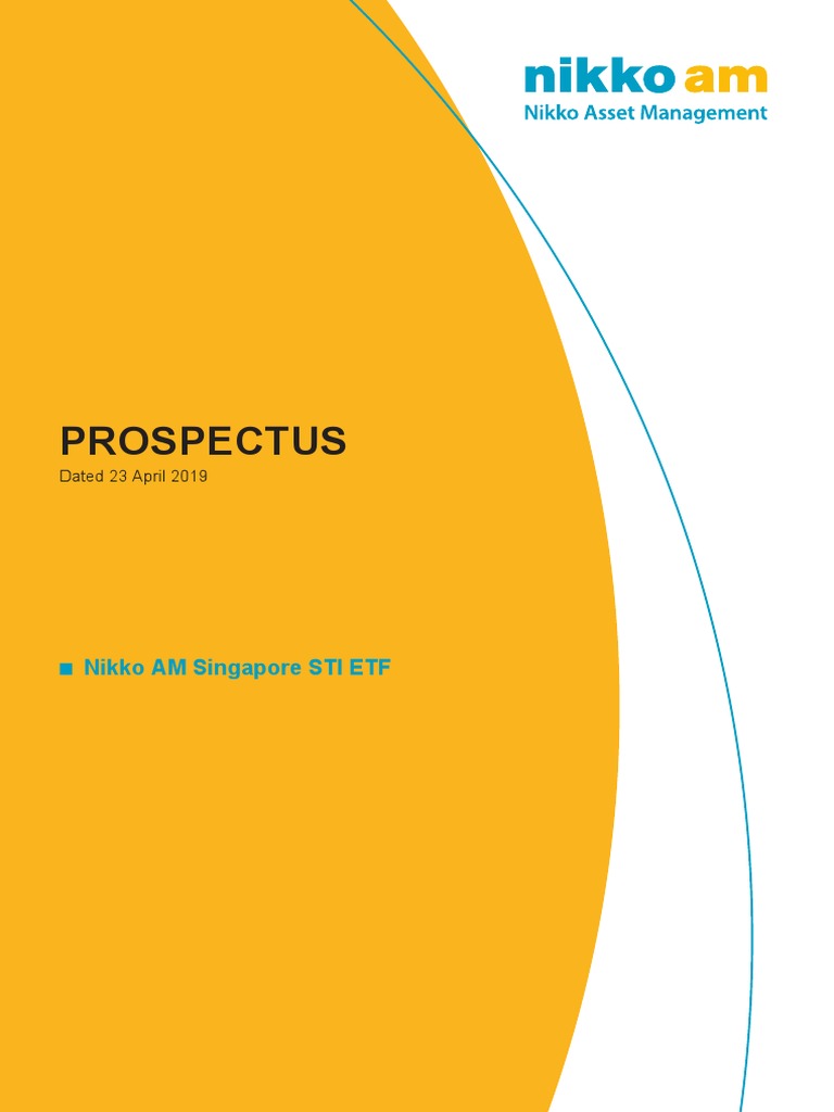 Nikko AM Prospectus | PDF | Stock Market Index | Securities (Finance)