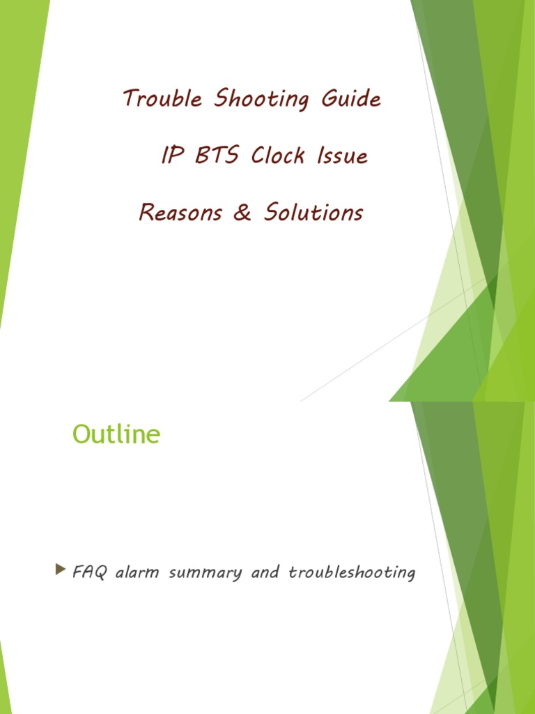 Troubleshooting Guide - External Clock Reference Alarm | PDF ...