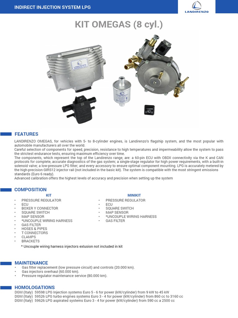 Omegas 8cylinders LPG | PDF | Fuel Injection | Internal Combustion Engine