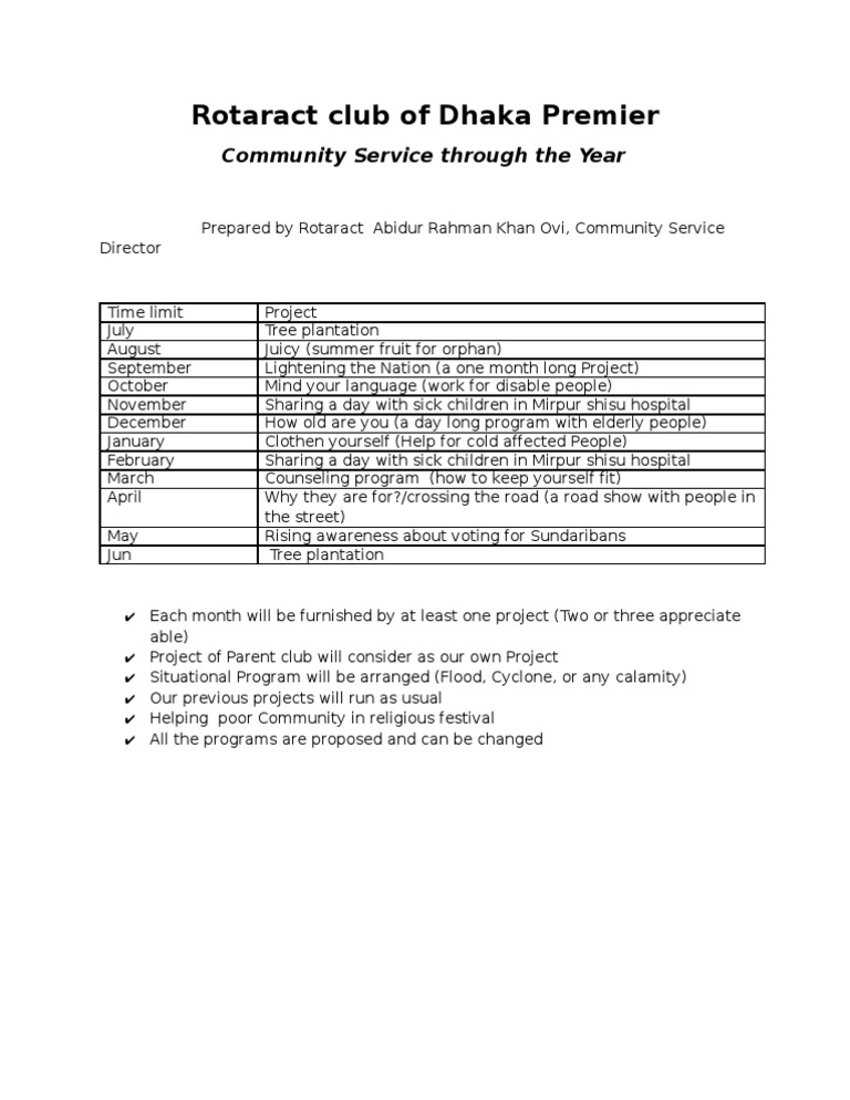 Year Plan | PDF | Wellness