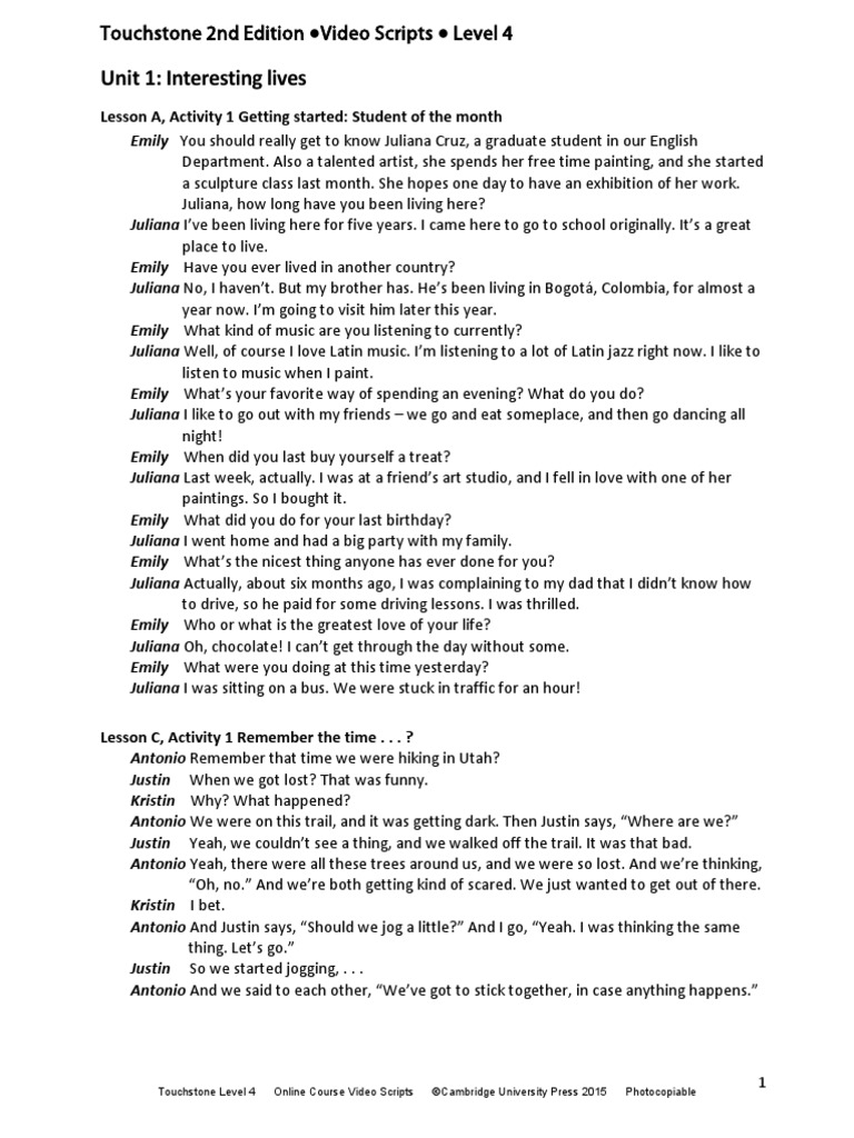 Level 4 Video Scripts PDF | Download Free PDF | Recycling | Air Pollution