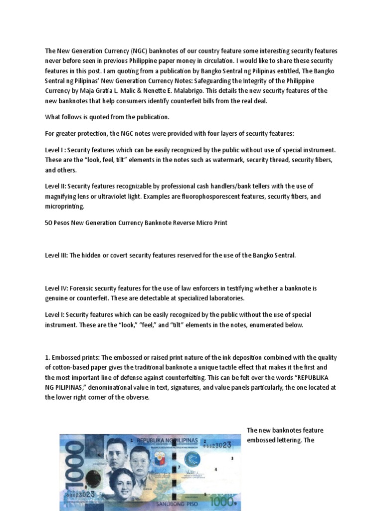 Identifying Philippine NGC Banknotes | PDF | Banknote | Currency