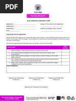 Annex K - COT RSP Observation Notes Form | PDF