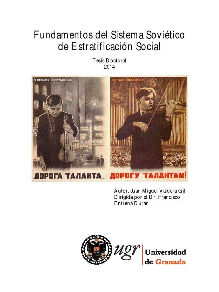 Fundamentos Del Sistema Sovietico de Estratificación Social (Juan ...