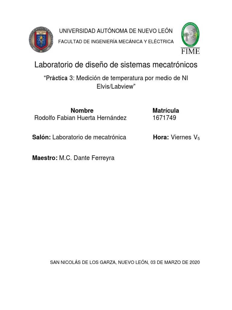 Practica 3 DSM | PDF | Par termoeléctrico | Resistor