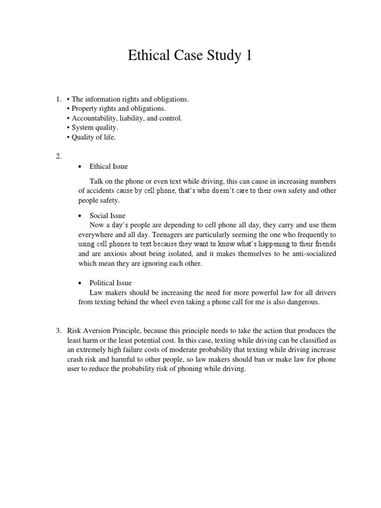 Ethical Case Study | PDF | Facebook | Social Media
