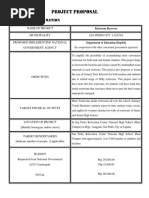 WATER Project Proposal | PDF | Sanitation | Hygiene