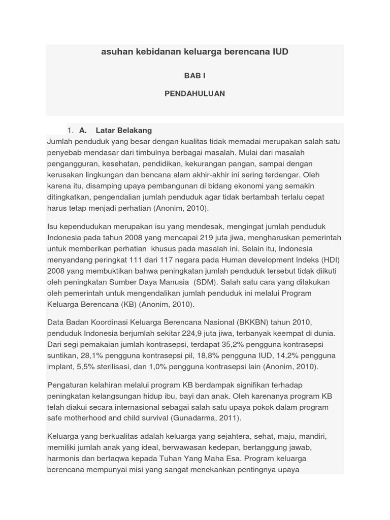 Format Soap KB Iud | PDF