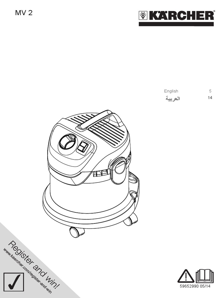 Kärcher WD Series User Instructions | PDF | Vacuum Cleaner | Ac Power ...