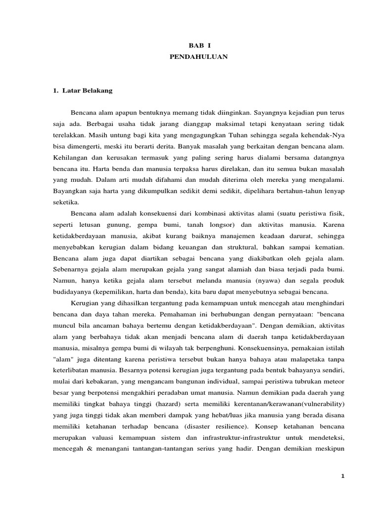 Makalah Gunung Meletus | PDF | Sains & Matematika