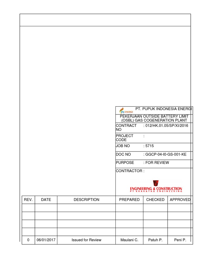 Instrument General Specification | PDF | Instrumentation | Valve