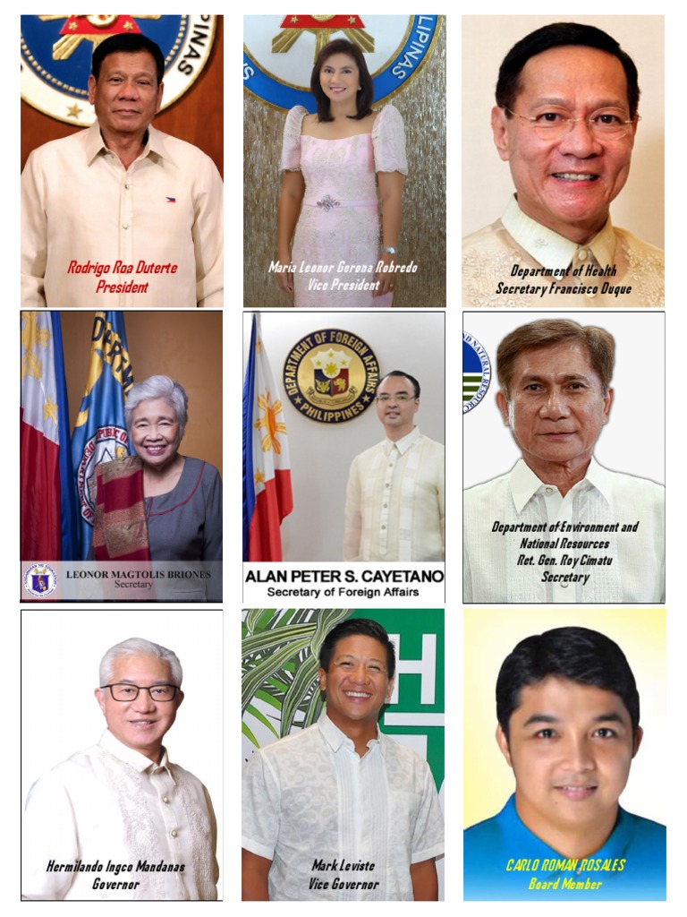 Cabinet Members & LGU Officials | PDF