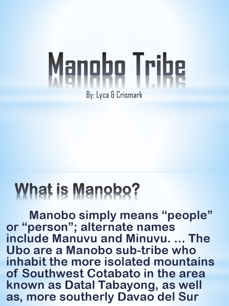 Manobo Tribe | PDF
