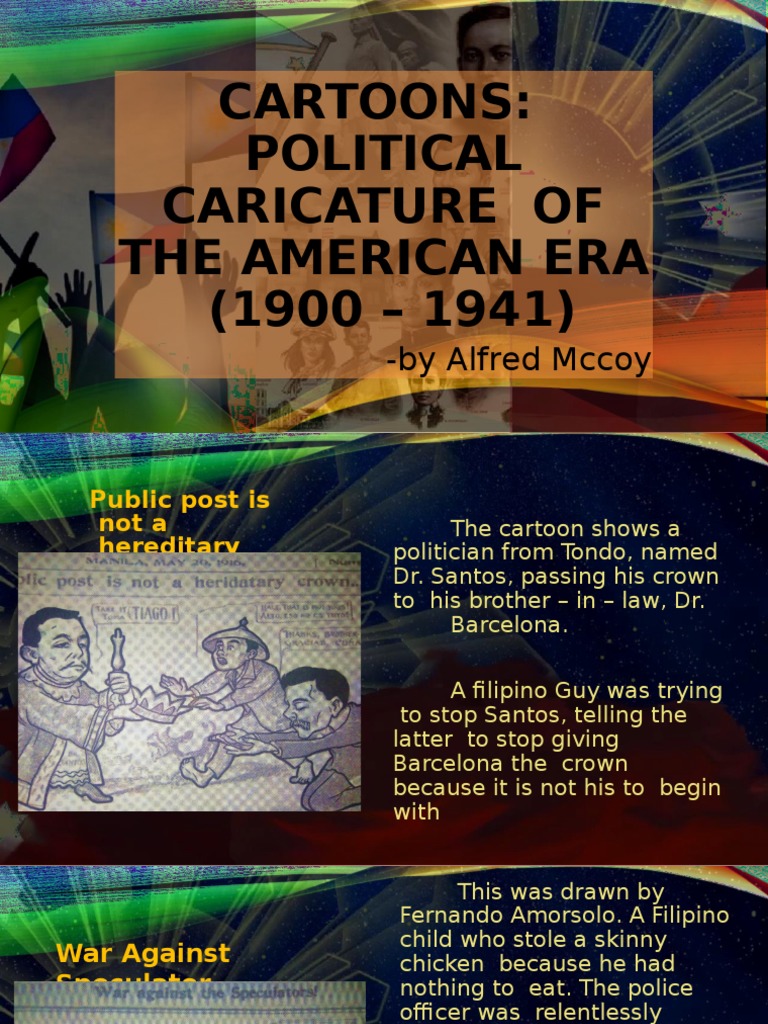 Political Cartoons of Early 20th Century Philippines: Criticisms of ...