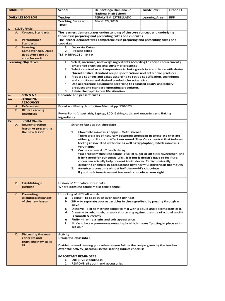 DLL in BPP | PDF | Cakes | Cupcake