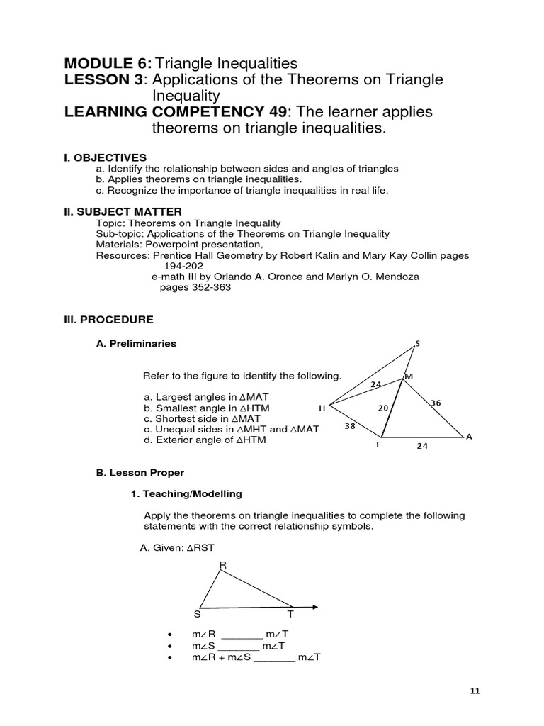 G8 4thGP LCTG LC 49 | PDF | Triangle | Space