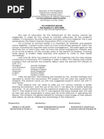 First Homeroom PTA Accomplishment Report | PDF | Learning | Teachers