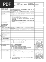 Semi-Detailed Lesson Plan Heat | PDF | Heat Transfer | Heat