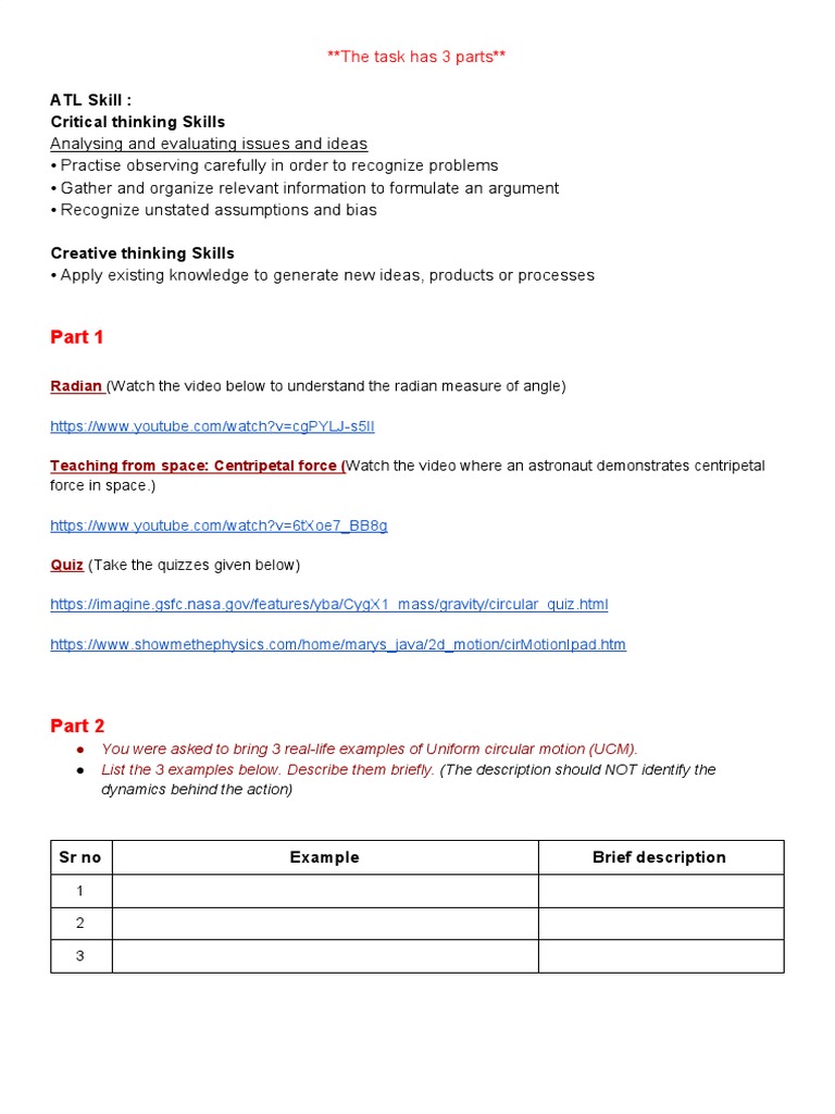 Circular Motion - Case Study | PDF | Force | Friction