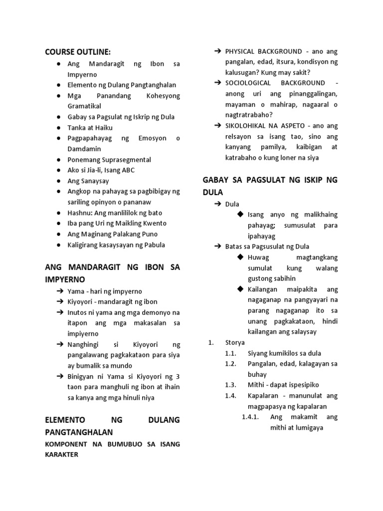 9 2ND Fil Reviewer PDF | PDF