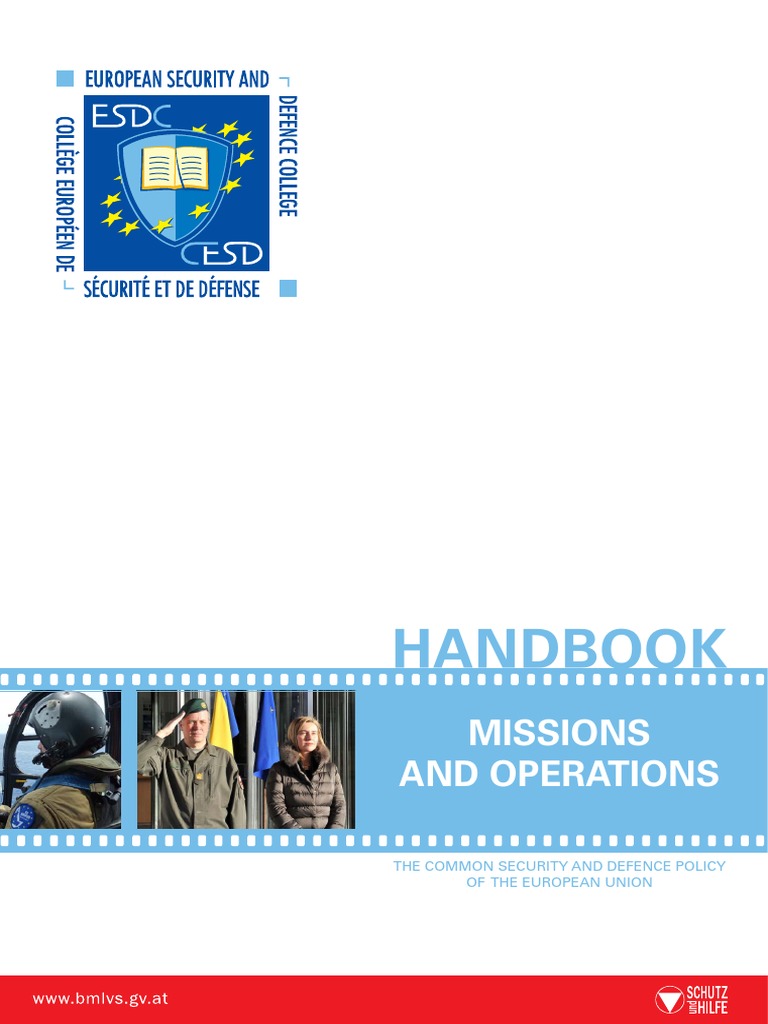 Final - Handbook On CSDP Missions and Operations PDF | PDF | European ...