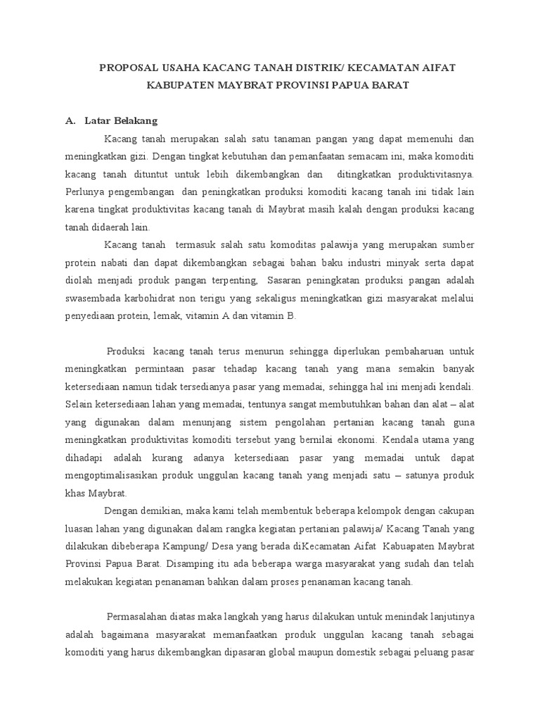 Proposal Koperasi | PDF