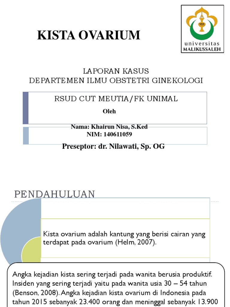 Kista Ovarium | PDF
