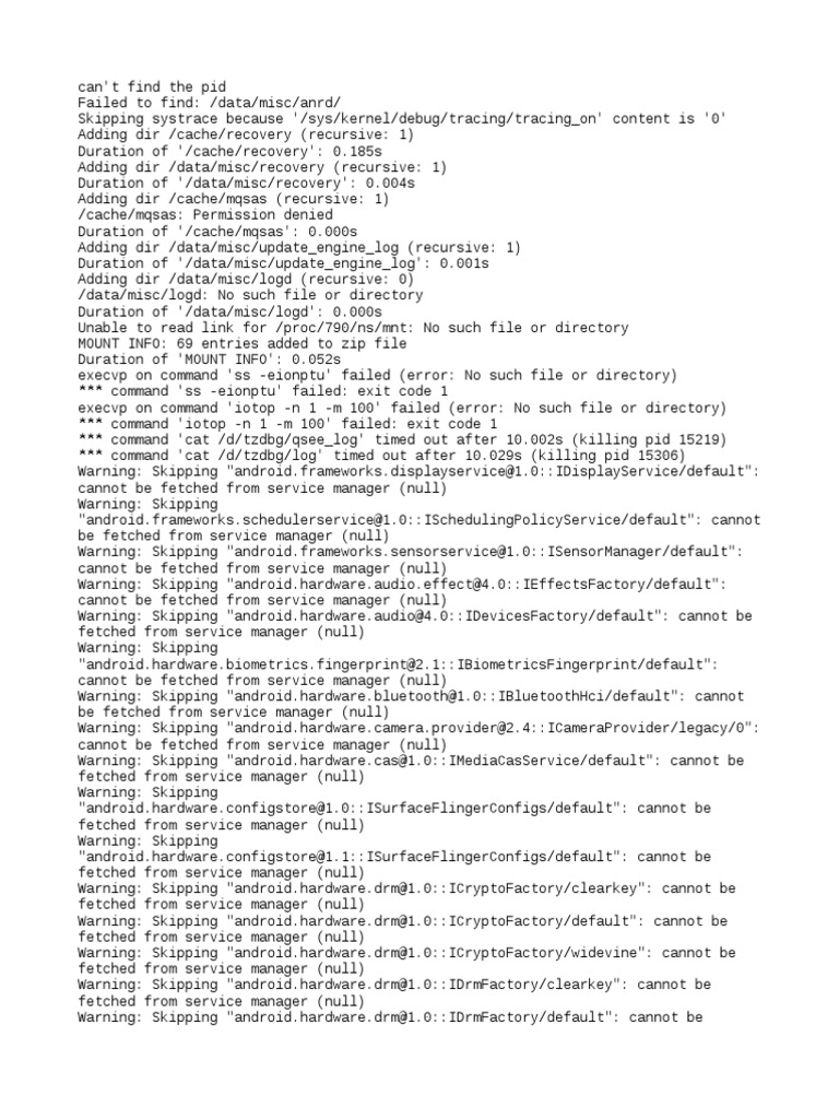Bugreport Ginkgo PKQ1.190616.001 2020 01 28 08 03 18 Dumpstate - Log 15071 | PDF | Information ...