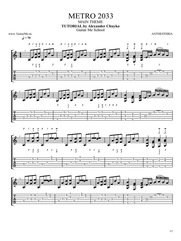METRO 2033 - Main Theme | PDF