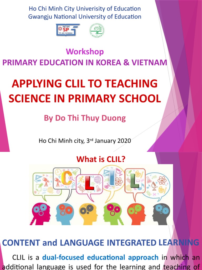 CLIL PPT Workshop ThuyDuong | PDF | Pedagogy | Learning
