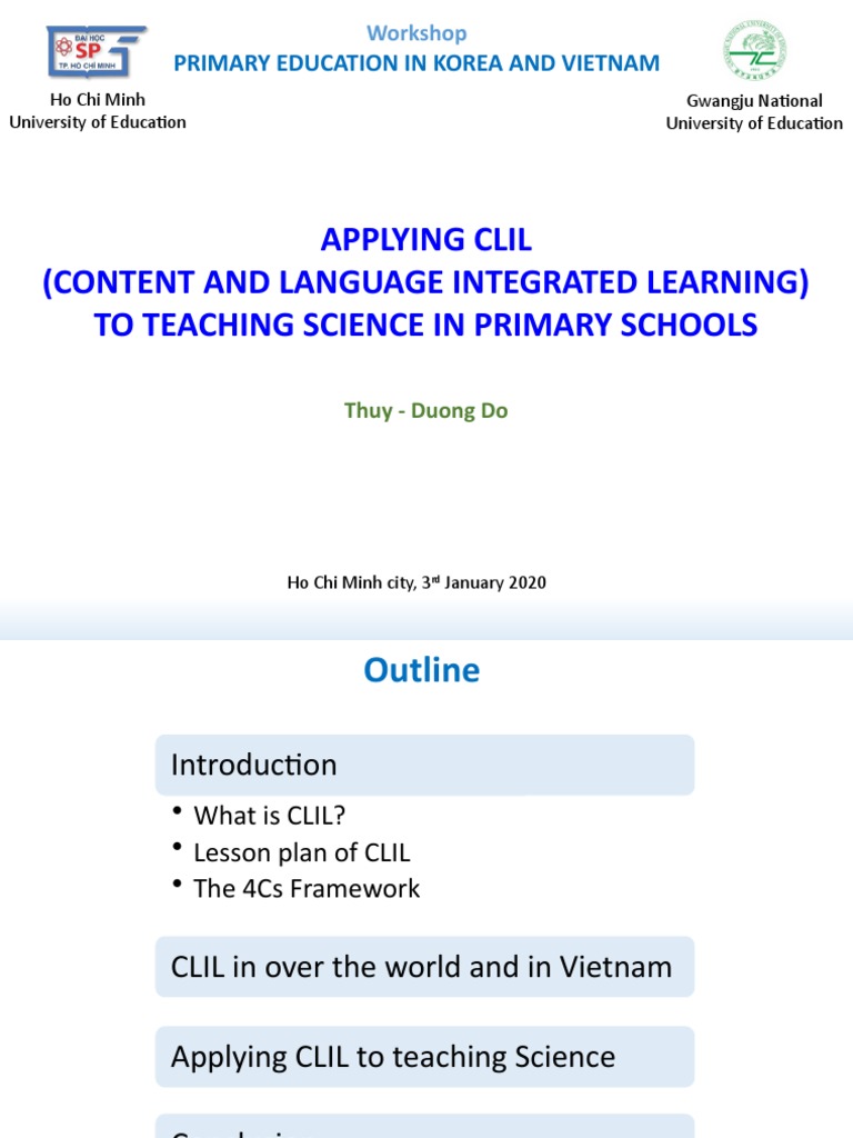 CLIL - Content and Language Integrated Learning - Presentation | PDF ...