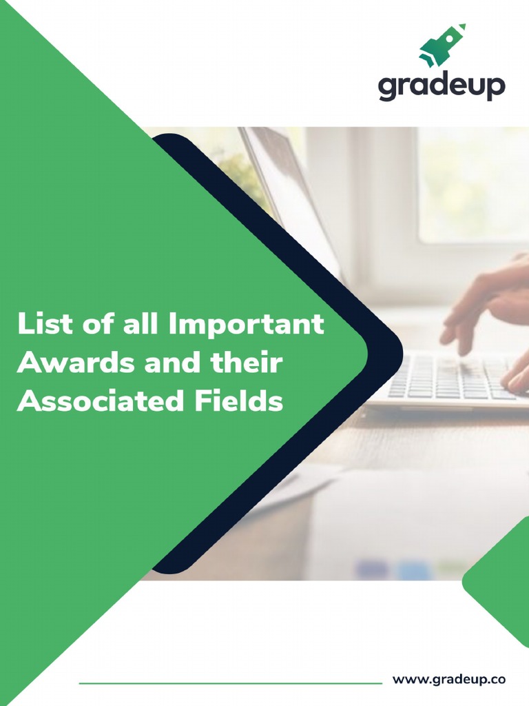 List of All Important Awards and Their Associated Fields - Eng - pdf-15 ...