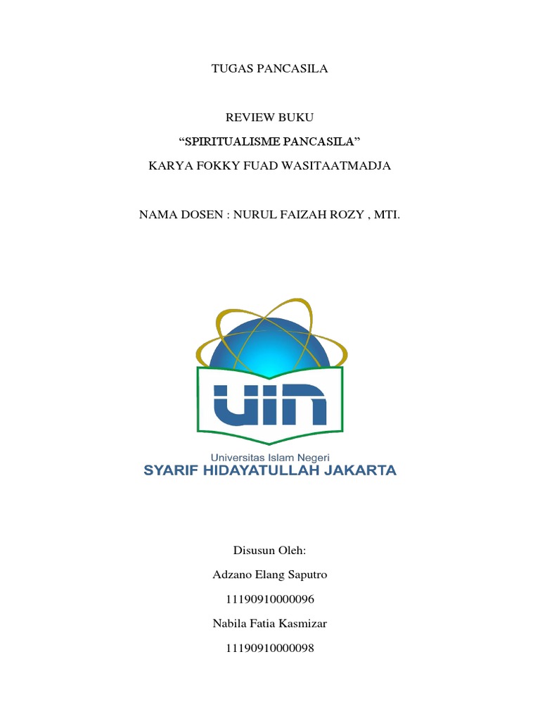 Review Buku Spiritualisme Pancasila | PDF