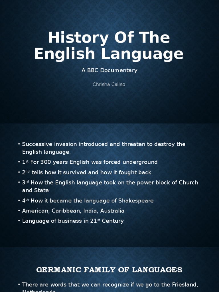 English Language A BBC Documentary | PDF | Classics