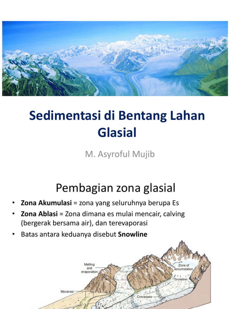 Sedimentasi Di Bentang Lahan Glasial | PDF | Glacier | Glaciology