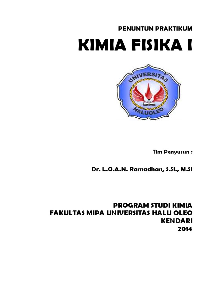 Penuntun Praktikum Kimia Fisika Fix | PDF