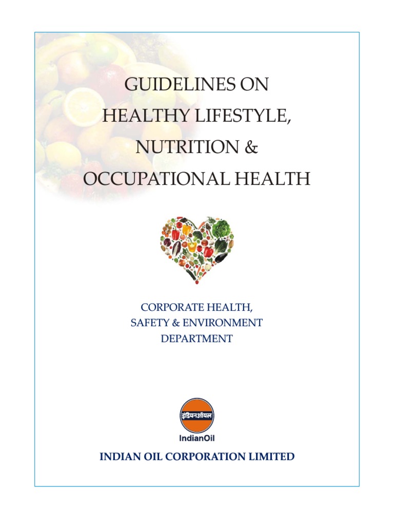 Guidelines On Healthy Lifestyle & Nutrition PDF | PDF | Dash Diet ...