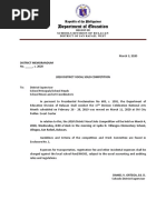 Request Letter For SOA | PDF