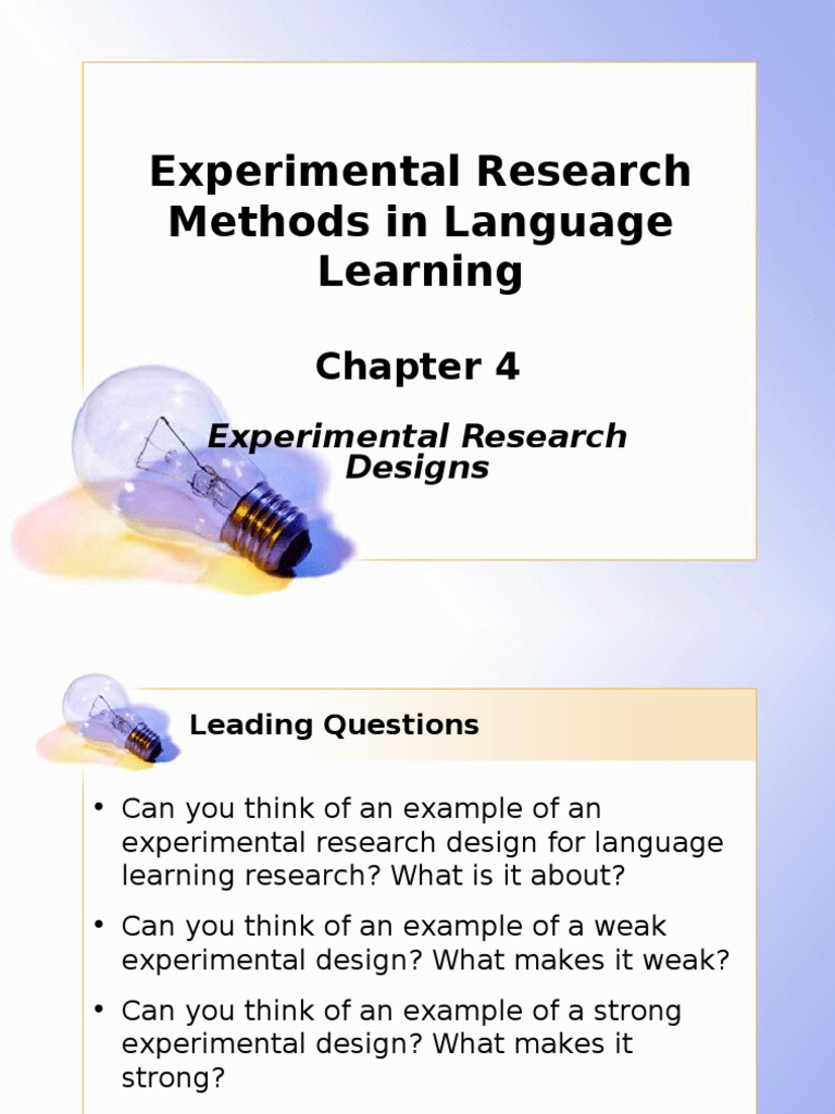 Experimental Research Designs | Download Free PDF | Experiment | Design ...