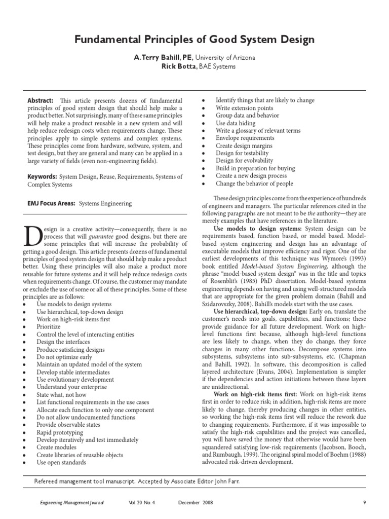 Systems Design | PDF | Component Based Software Engineering | System