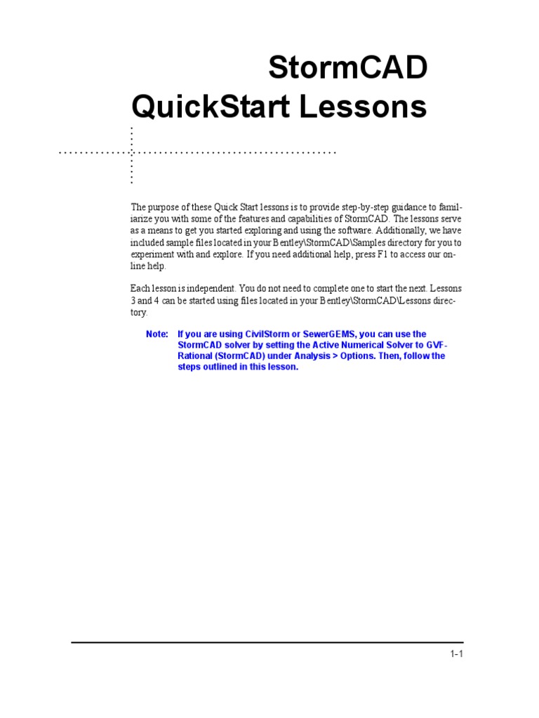 An Introduction to Creating and Analyzing a Simple Schematic Storm ...