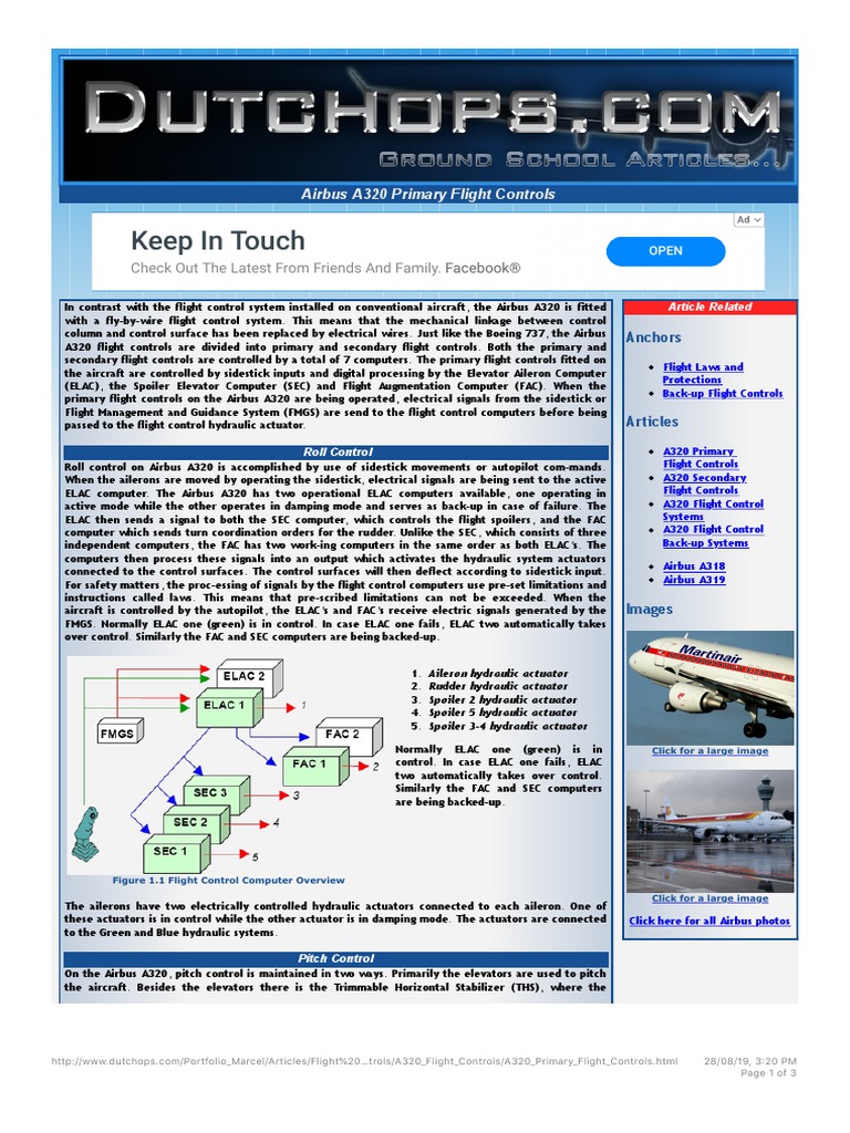 Airbus A320 Primary Flight Controls - DutchOps - Com Powered | PDF ...