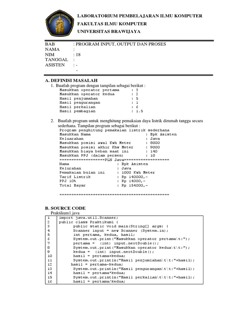 Input, Output, Dan Proses | PDF | Metode & Bahan Ajar | Teknologi & Rekayasa