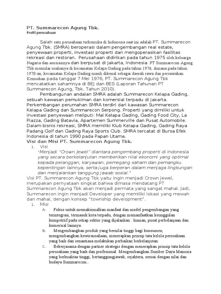 Aaaaaaaaaaa Summarecon | PDF