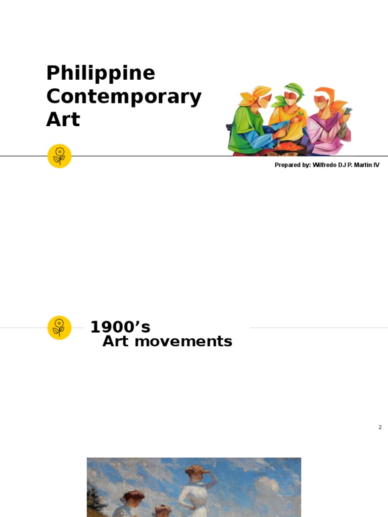 Lesson 3 Philippine Contemporary Art | PDF | Fine Art | Performing Arts